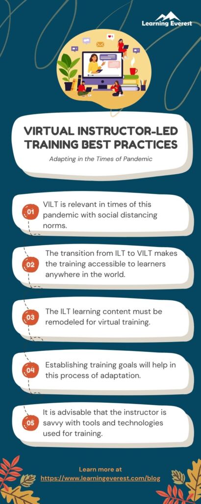 Virtual Instructor Led Training Best Practices – Learning Everest