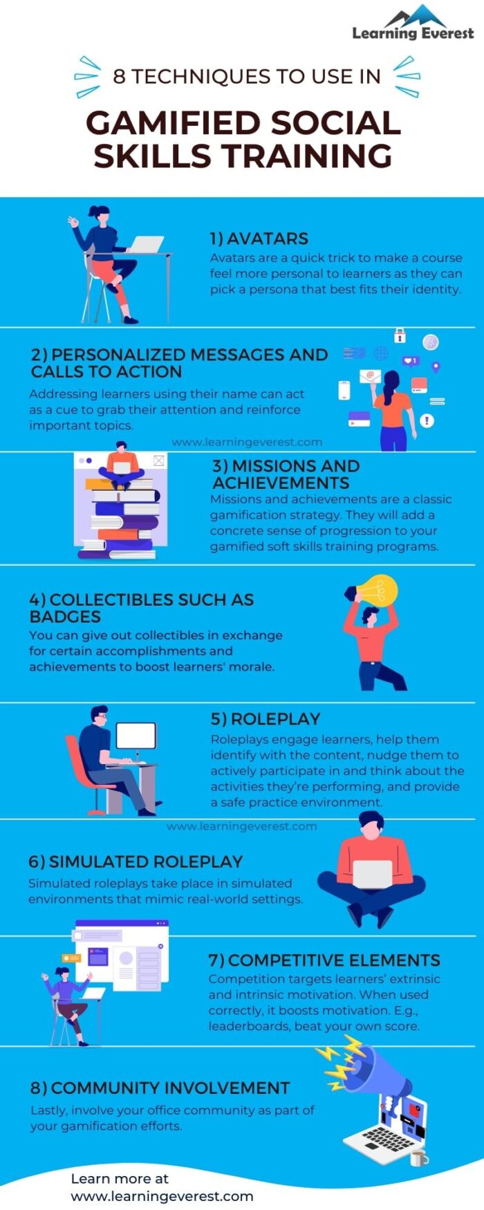 8 Techniques to Use in Gamified Soft Skills Training – Infographic ...