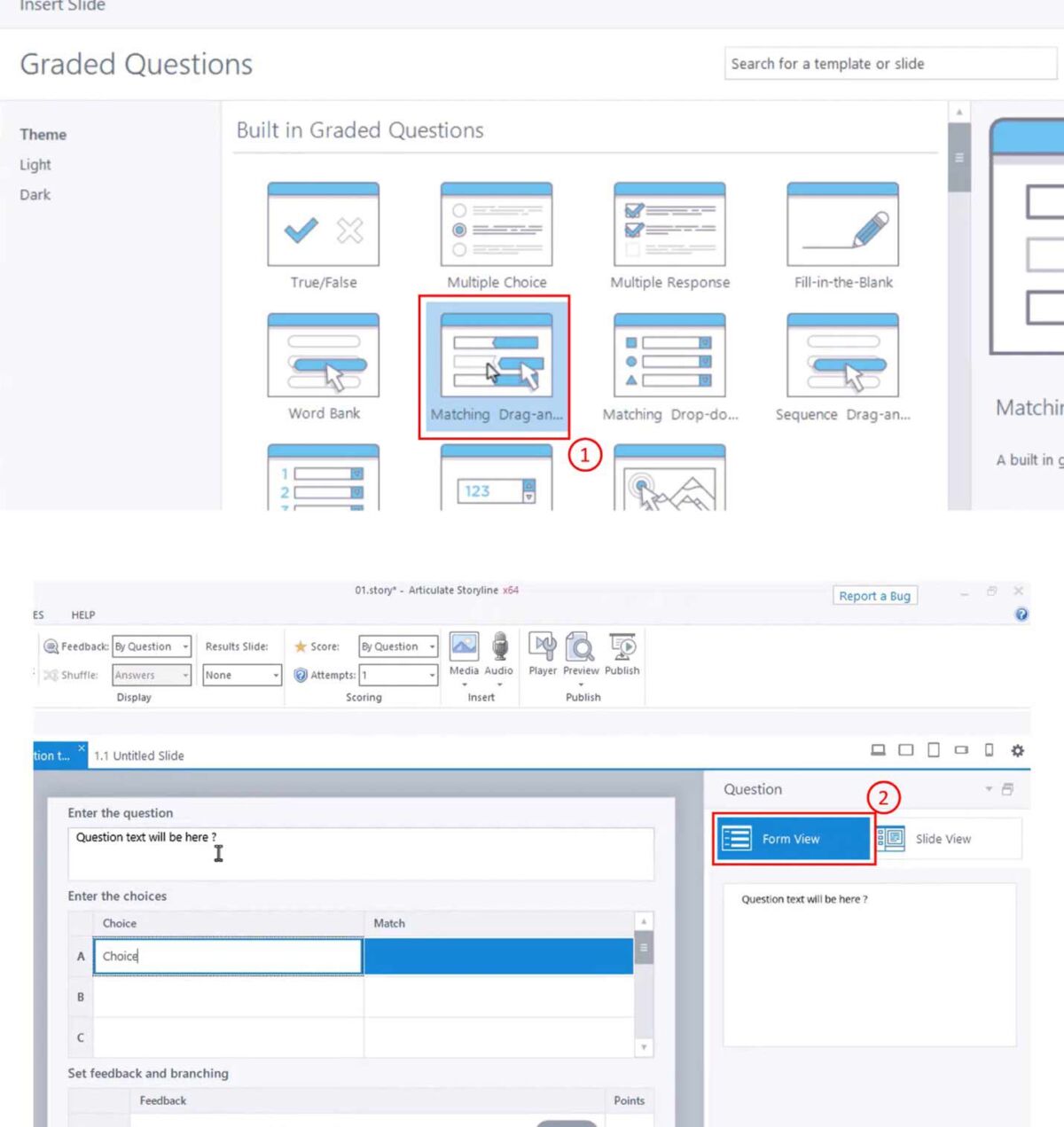How To Create A Matching Drag And Drop Activity In Articulate Storyline 360