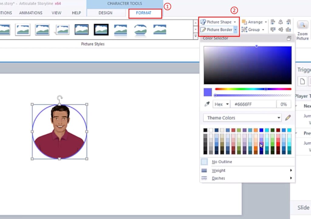 How to create an Avatar Selector in Articulate Storyline 360