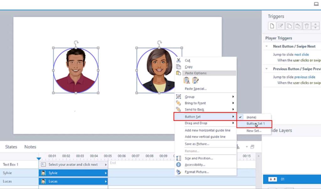 How to create an Avatar Selector in Articulate Storyline 360