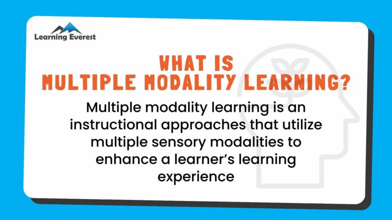 6 Tips to incorporate multiple modality learning in your organization 6 Tips to incorporate multiple modality learning in your organization