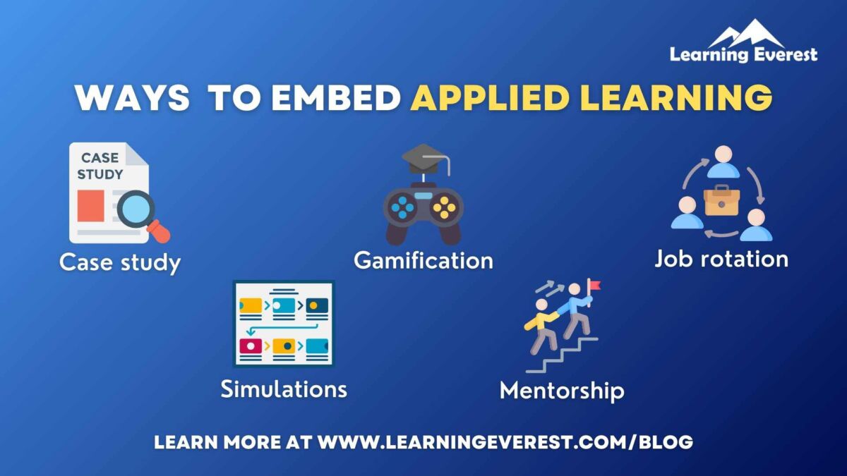 5 ways of embedding applied learning in L&D program
