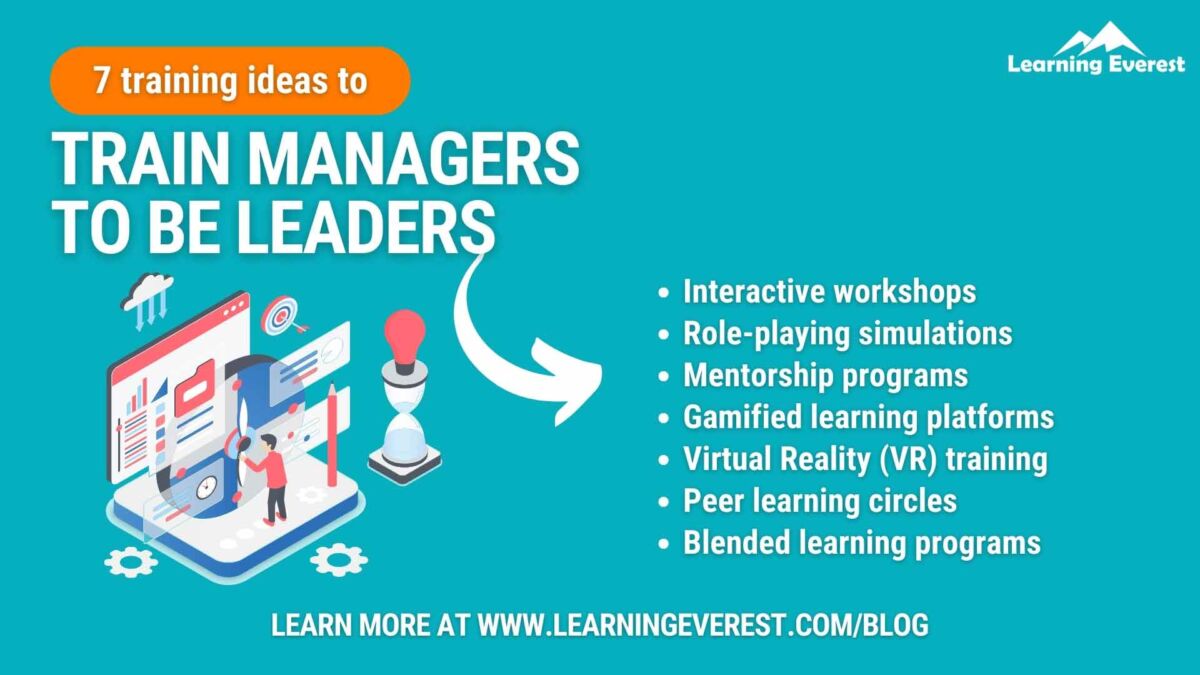 Why is it important to train managers to be leaders