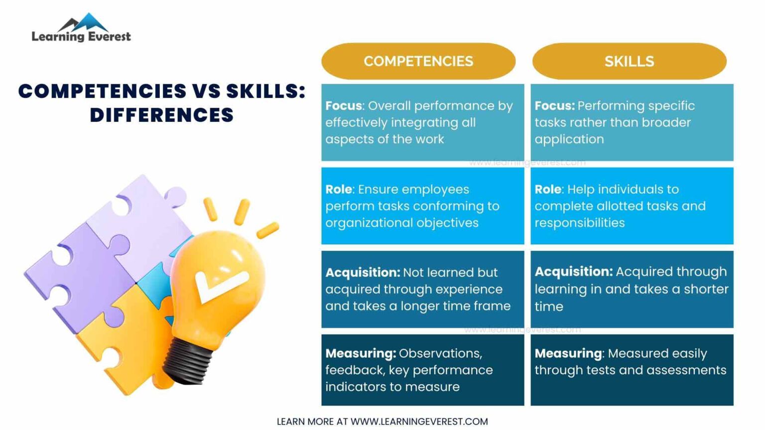 Competencies vs Skills: Exploring the differences and importance